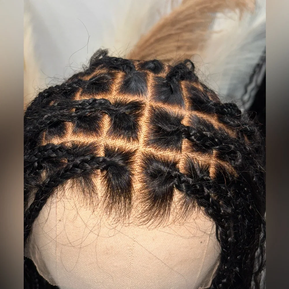 WowAfrican | Hair | Wowafrican Boho Braids 26in Hd Full Lace Wig Human ...